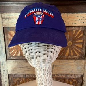 Accessories | Puerto Rico Salsa Hat Baseball Cap Bluered | Poshmark